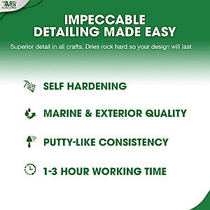 Aves Apoxie Sculpt - 2 Part Modeling Compound (A & B) - 1 Pound, Natural