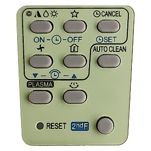 Replacement for LG Air Conditioner Remote Control LA090CP LA090CPI LA090CPO LA090HPI LA091CNP LA091HNP LAN091CNP LAN091HNP LMAN090HNS LMAN120HNS L3NH123LMA0 LM1830H2L LM2430H2L LM360HE LS301HE