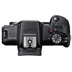 Canon EOS R100 Mirrorless Camera with 50mm Prime Lens + 420-800mm Super Telephoto Lens + 100S Sling Backpack + 64GB Memory Cards, Professional Photo Bundle (42pc Bundle) (Renewed)