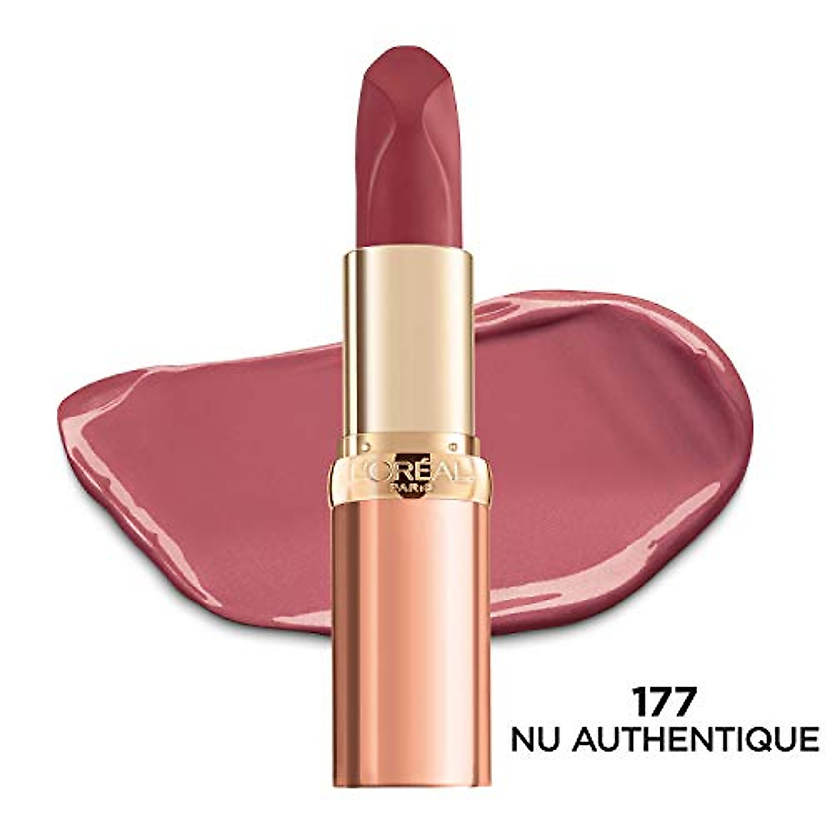 L’Oréal Paris Colour Riche Les Nus Lipstick, Nu Authentique, 0.13 Oz.