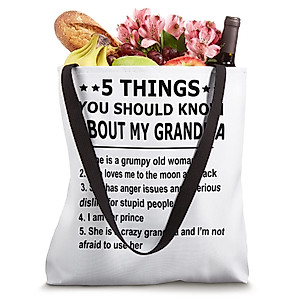 5 Things You Should Know About My Grandma Tote Bag