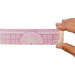 Westcott 6" Engineers’ Protractor Ruler (W-8)