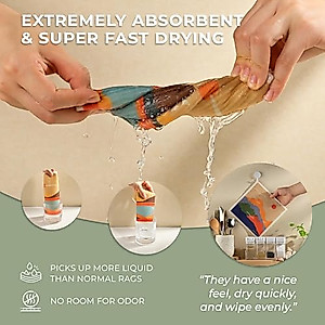 MaisoNovo Reusable Paper Towels Washable - Abiquiu Pack of 4