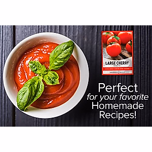 Large Cherry Tomato Seeds for Planting Heirloom Non-GMO Red Cherry Tomato Plant Seeds for Home Garden Vegetables Makes a Great Gift for Gardening by Gardeners Basics