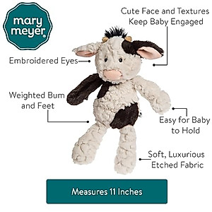 Mary Meyer Putty Nursery Bunny Soft Toy, Cow, 1 Count (Pack of 1)