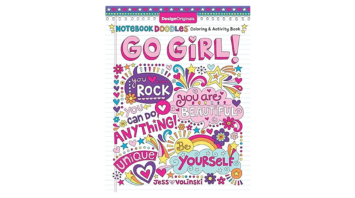 Notebook Doodles Go Girl!: Coloring & Activity Book (Design Originals ...