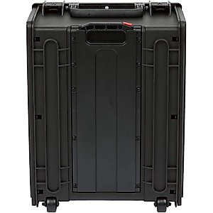 SKB Injection Molded 4U ISeries Studio Flyer Rack Case with Handle and Wheels