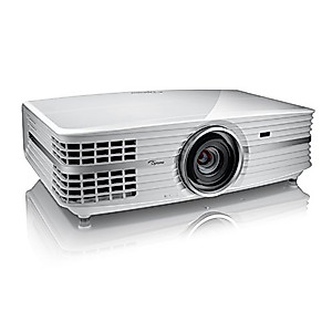 Optoma UHD65 True 4K UHD Cinema Projector for Home Theater Enthusiasts | Accurate Color with 6-Segment Color Wheel | HDR10 | Puremotion Technology | Limited Edition - White Color