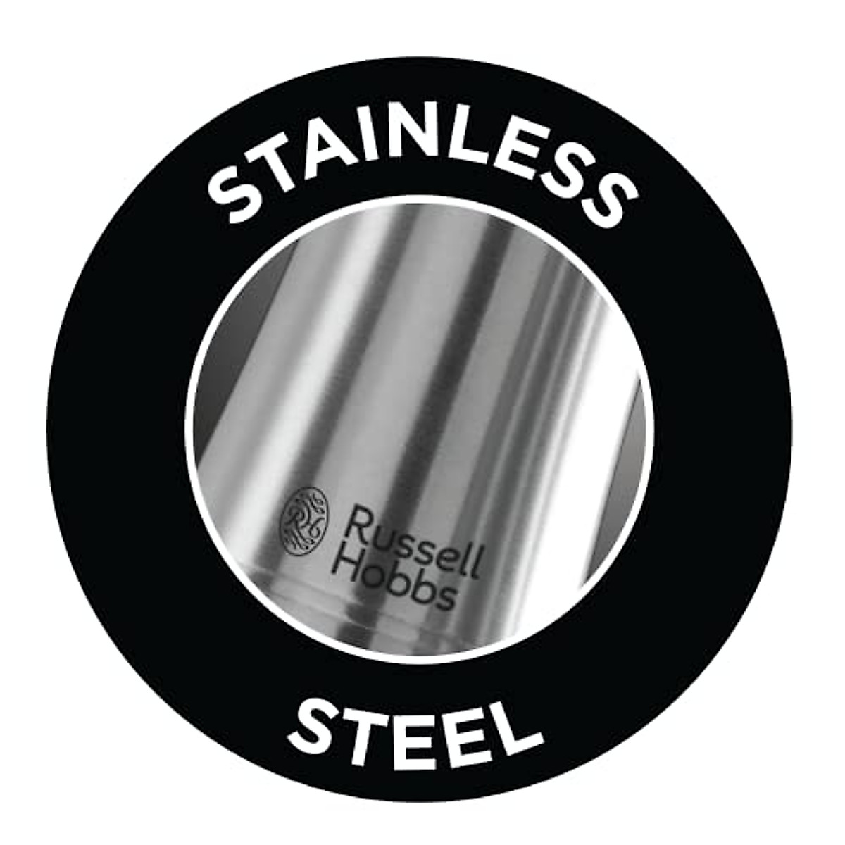 Russell Hobbs Battery Powered Salt and Pepper Grinders 23460-56 - Stainless Steel and Silver