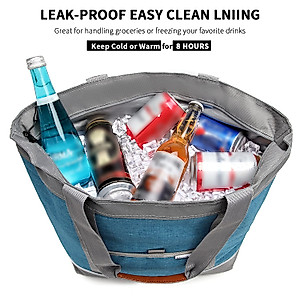 Insulated Cooler Bag - Reusable, Thermal Foam Insulation for Hot/Cold Food, Ideal for Delivery, Travel, and Picnics