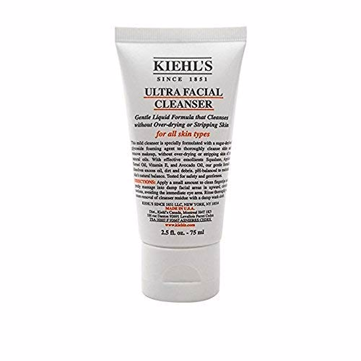 Since 1851 Kiehls Ultra Facial Cleanser 2.5 Ounce
