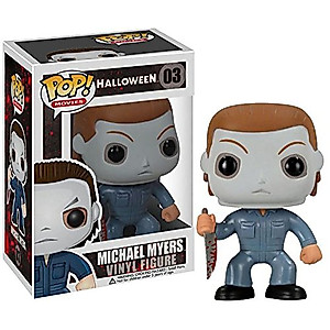 POP Halloween - Michael Myers Funko Vinyl Figure (Bundled with Compatible Box Protector Case), Multicolored, 3.75 inches