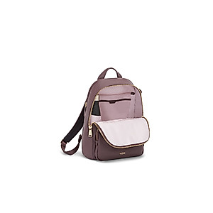 TUMI - Voyageur Hannah Leather Backpack - Dark Mauve