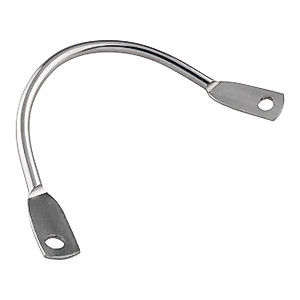 WHYHKJ 4PCS Metal Tray Handles Rustic Metal Handles with Screws for Wooden Serving Trays, Coffee Ottoman Tray Holder, Farmhouse Wood Box, Cutting Board in Kitchen Organization