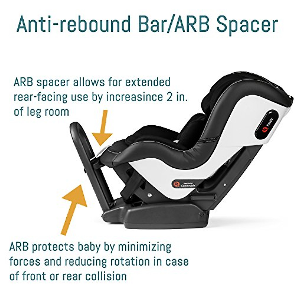 Peg Perego Primo Viaggio Convertible Kinetic - Reversible Car Seat - Rear Facing for Children 5 to 45 lbs and Forward Facing for Children 22 to 65 lbs - Made in Italy - Mon Amour (Beige & Pink)