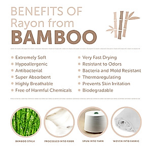 MINIBOO Premium Ultra-Soft Viscose Made from Bamboo Baby Hooded Towel with Unique Design – Hypoallergenic, Organic Baby Towels for Infants and Toddlers – Perfect as Baby Gifts