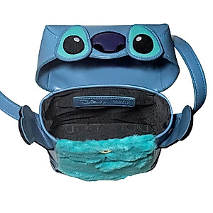 Danielle Nicole x Disney Lilo & Stitch Face Crossbody, Blue, One Size