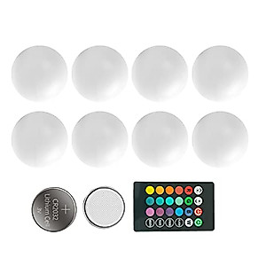 Angoily Pool Decor 8Pcs Floating Pool Lights LED Pool Ball Lights Light Up Pool Balls Float or in Pool Garden Patio Party Outdoor Garden Decoration