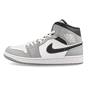 Jordan Mens Air 1 Mid 554724 078 Light Smoke Grey 2.0 - Size 10
