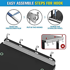 JayRex Countertop Corner Shelf, 3 Tier Moveable Organizer for Bathroom Counter, Make Up, Dresser Table, Desktop (Black)