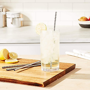 Cocktail Shaker Set Bar Set, Stainless Steel Bartender Kit Mixology Drink Mixer, Bartending Tools Gifts: Martini Shaker 24oz, Muddler, Strainer, Measuring Jigger, Alcohol Pourer, Mixing Spoon