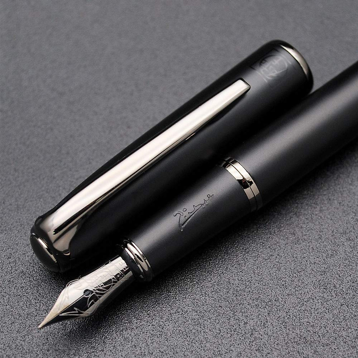 czxwyst Picasso 916 Malage Fountain Pen Original Box New Version (Sunset Gray, Extra Fine Nib 0.38mm)