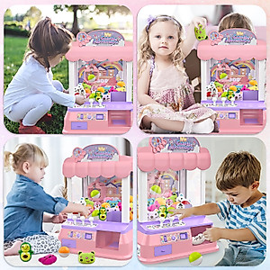 Large Claw Machine for Kids, Vending Machines with Little Toys for Girls, Boys Electronic Arcade Candy Indoor Claw Game Prizes Toy for Party , Perfect Christmas & Birthday Big Gifts for Kids, Ages 3+