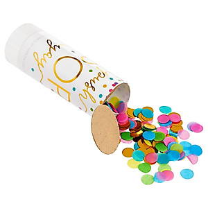 Sparkle and Bash 20 Pack Rainbow Confetti Shakers, Party Confetti Bulk Pack for Wedding, Bridal Shower, Graduation