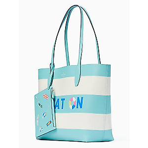 Kate Spade New York Pool Float Tote Shoulder Bag Large with Pouch