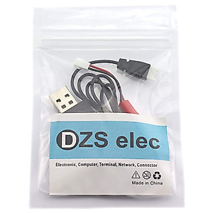 DZS Elec 3.7V Lithium Battery Balance Charging Line USB to XH2.54 Connector + XH2.54 to JST Convert Line