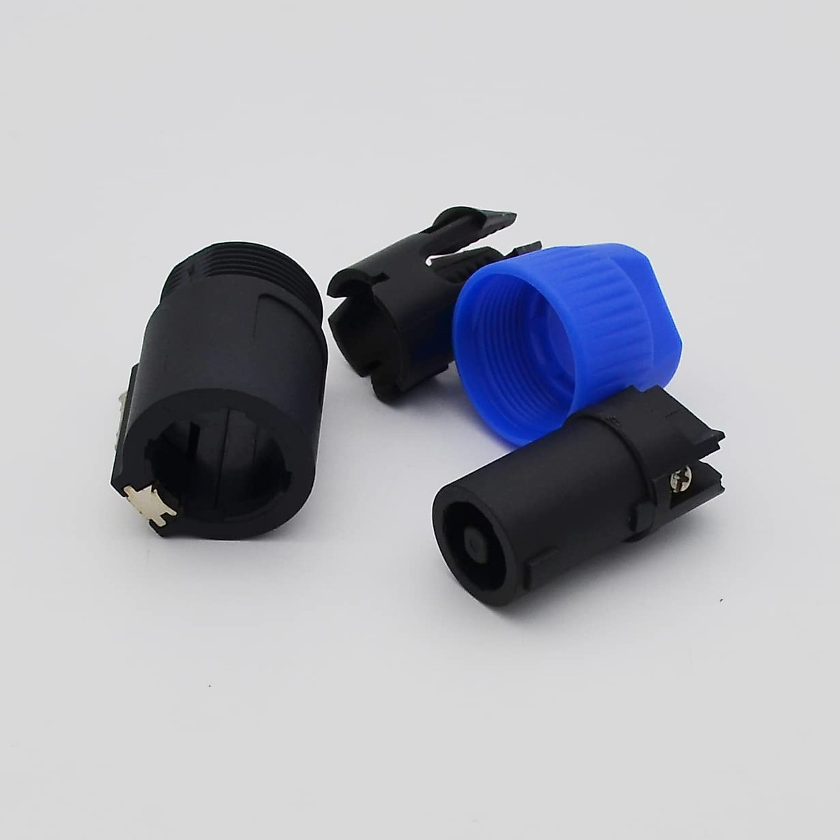 SbE-rsyun 10 ft Speaker Cable 12 Gauge Wire 2 Conductor Speakon with Twist Lock to 1 4 Inch TS Male Compatible with PA DJ Home Audio