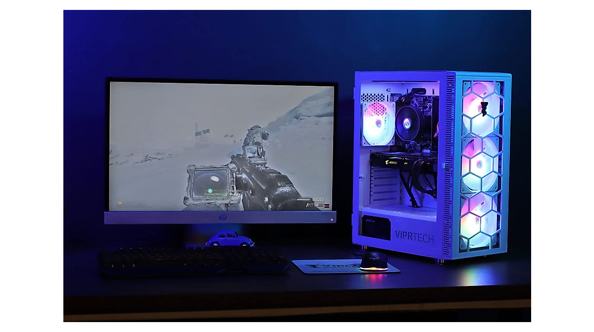 ViprTech Icefall Gaming PC - High-Performance AMD Ryzen & RTX 2060