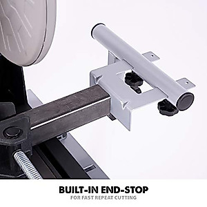Evolution Power Tools 005-0002 Chop Saw Stand with Universal Fitting, Height Adjustable, 3M Extendable Arms & Supports Upto 225KG,Black/ Silver