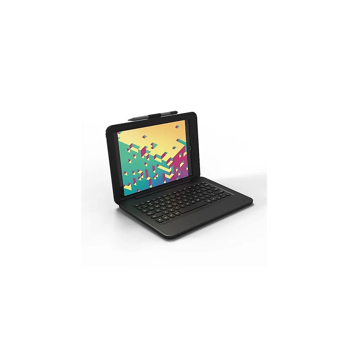 ZAGG Rugged Pro Connect for Apple iPad 10.2" | Water Resistant, Keyboard & Case Combo w/Interlocking Keys - Black