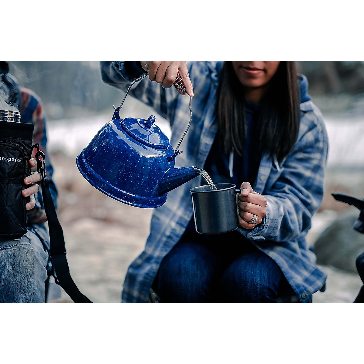 Stansport Enamel Tea Kettle 2.6 QT (10955)