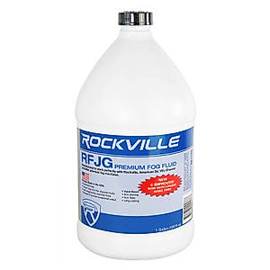 Chauvet DJ Hurricane 2000 Professional DMX Fog Machine Fogger W/Built-In Timer Bundle with Rockville RFJG Gallon Fog/Smoke Juice Fluid For Chauvet American DJ ADJ Machines