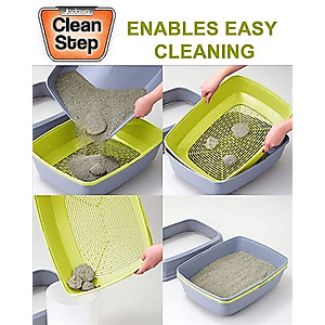 Jadawa Clean Step All Natural Cat Litter, Maximum Clumping Litter, 99.5% Dust Free (9.3 lb, Extreme-Activated Carbon)