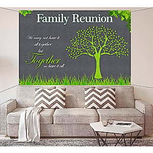 Family Reunion 6 X 4 Ft Backdrop We are Family Banner Family Tree Photo Booth Props Family Background for Housewarming Adoption Family Gathering Party Decorations