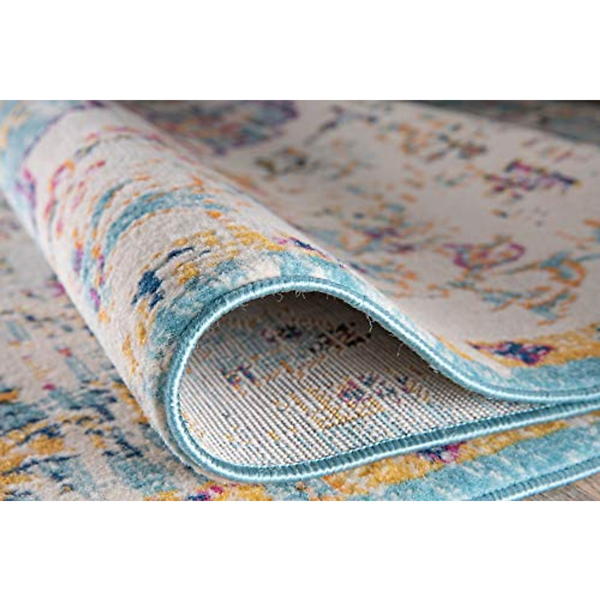 Rugshop Vintage Traditional Bohemian Area Rug 7'10" x 10' Blue