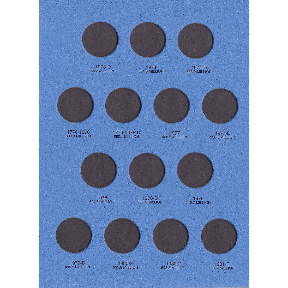 Washington Quarter Folder 1965-1987 (Official Whitman Coin Folder)