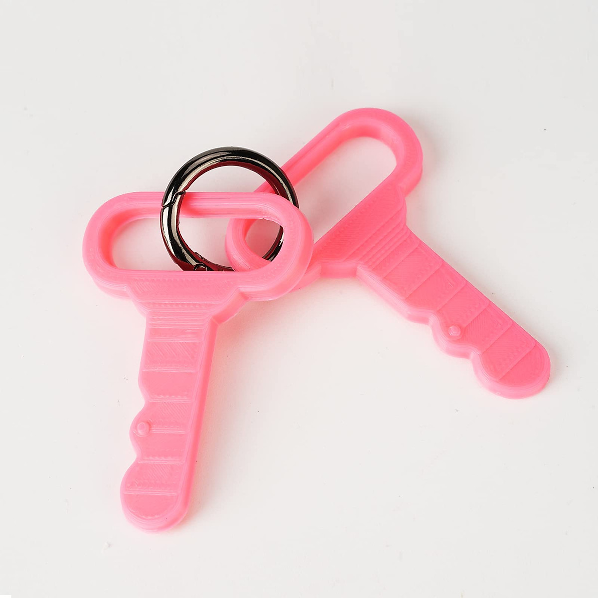 LUAATT Replacement Key for Little Tikes Cozy Coupe,2 Pack Toy Truck Car Personalized Key,Gift Key to Kids(Pink)