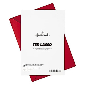 Hallmark Pack of Ted Lasso Christmas Cards, Believe (4 Holiday Cards with Envelopes)