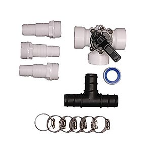 GAME 4565 Bypass Kit Replacement Part for SolarPRO Heaters and In-Ground Pools Only, Attaching Multiple Units, White