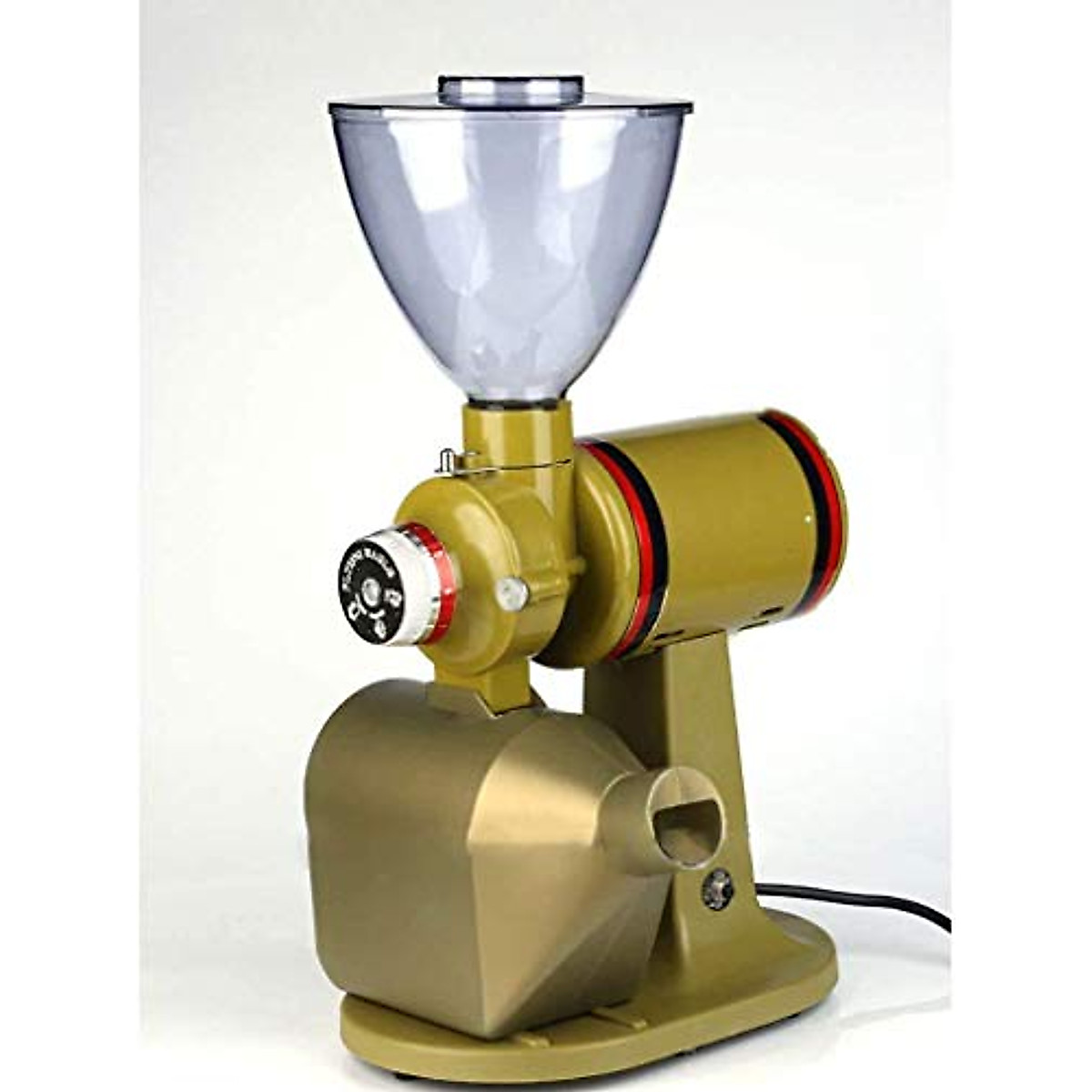 Coffee Machine Electric Coffee Grinder with Stainless Steel Grinding Disc Italian Grinder Mill Desktop Household Coffee Beans Grinding Machine Grinder Coarse/Fine Grindin