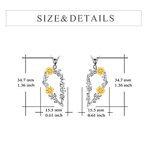 YFN Mother Daughter Necklace for Two Sterling Silver Mother Daughter Pendant Heart Matching Jewelry Gifts for Women