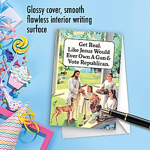 NobleWorks - 1 Funny Retro Birthday Greeting Card - Birthday Celebration Humor, Vintage Notecard - Get Real 0861