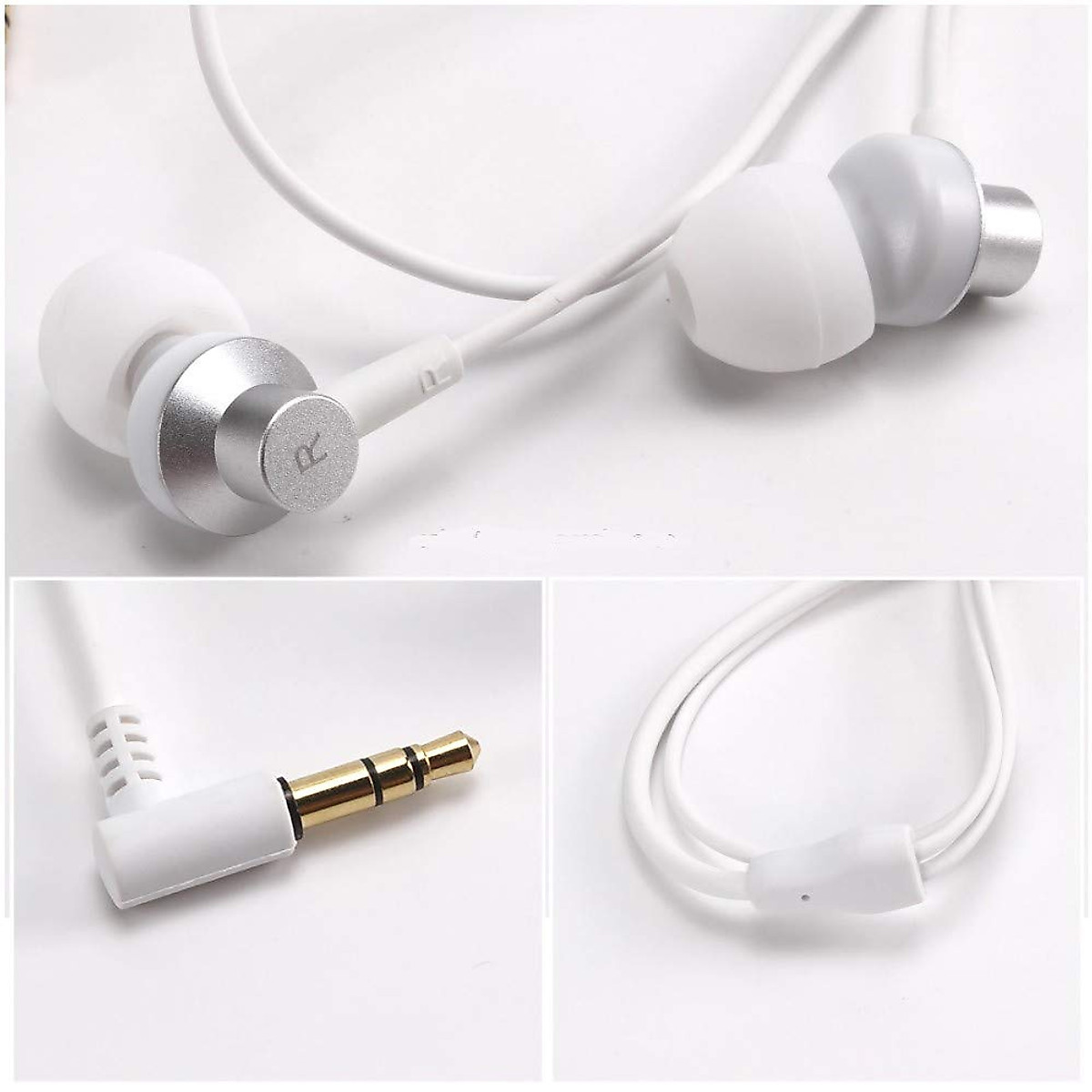 TNE in-Ear Headphones for Meta/Oculus Quest 2 | HiFi Earphones, Lens Dust Cover Pad, Controller Grip Thumbstick Caps for Quest 2 VR Virtual Reality Gaming Headset