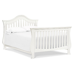Davinci Ashbury 4-in-1 Convertible Crib with Toddler Bed Conversion Kit in Warm White, Greenguard Gold Certified
