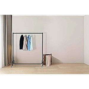 Clothing Rack Garment Rack with Wheel, Commercial Clothing Rack for Hanging Clothes Rolling Clothing Rack 47'*58',200lbs