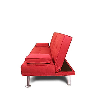 LTT Futon Sofa Bed, Sleeper Sofa, Folding Sofa Bed Dual-Purpose Multi-Functional Folding Bed Suitable for Small Space Configuration Apartment Dormitory